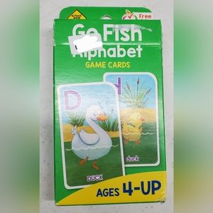 Toys | Rb1 School Zone Go Fish Alphabet Game Cards Ages 4 And Up ...